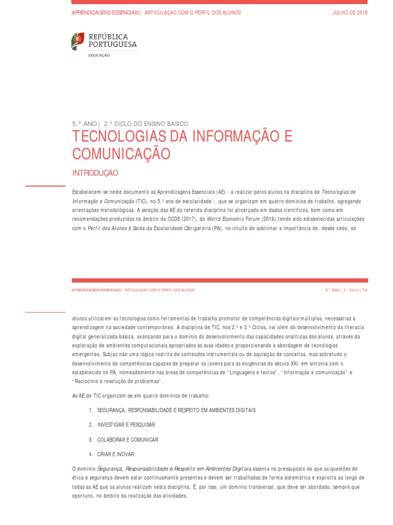5 Tic | PDF | Comunicação | Informação
