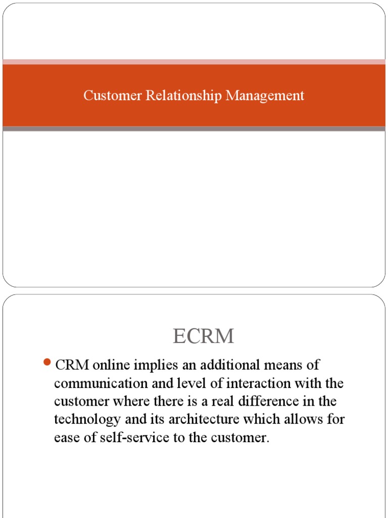 Customer Relationship Management | PDF | Marketing | Customer Relationship Management