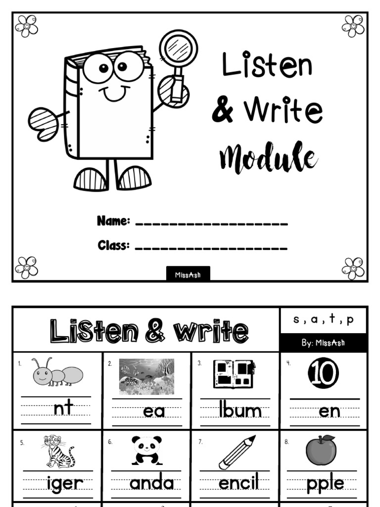 Listen & Write Module | PDF | Nature