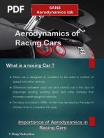 Formula1 Race Car Aerodynamics | PDF | Lift (Force) | Wing