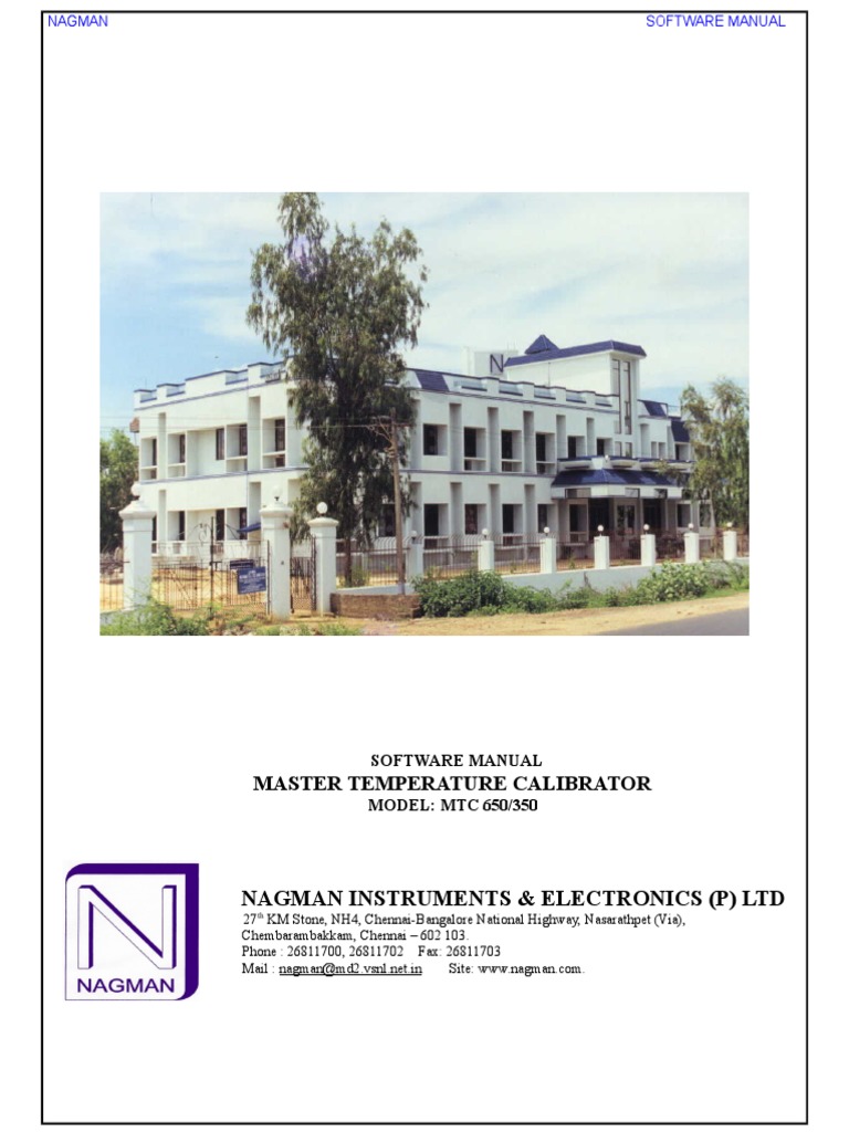 MTC Software Manual (Current Use) | PDF | Calibration | Personal Computers