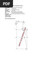 Toiloring Notes | PDF | Blouse | Seam (Sewing)