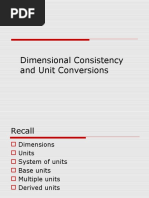 Consistent Units | PDF