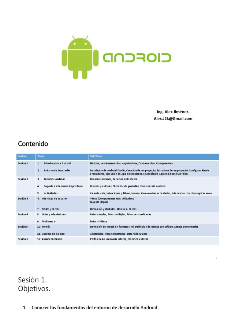 Curso Completo de Desarrollo Android | PDF | Android (sistema operativo ...