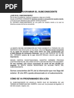 El Poder de Tu Mente Subconsciente Josep Murphy | PDF | Mente | Pensamiento