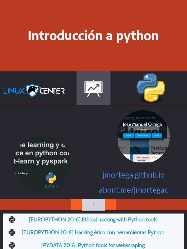Introduccion Python | PDF | Python (lenguaje de programación) | Programación orientada a objetos