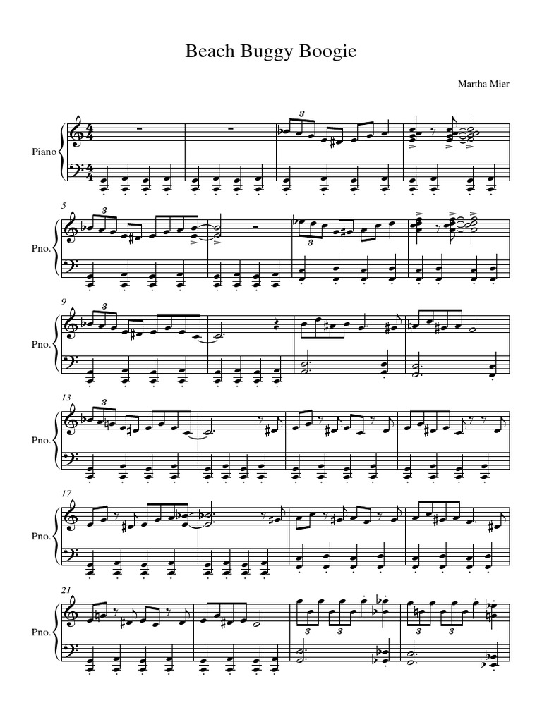 Beach Buggy Boogie PDF | PDF
