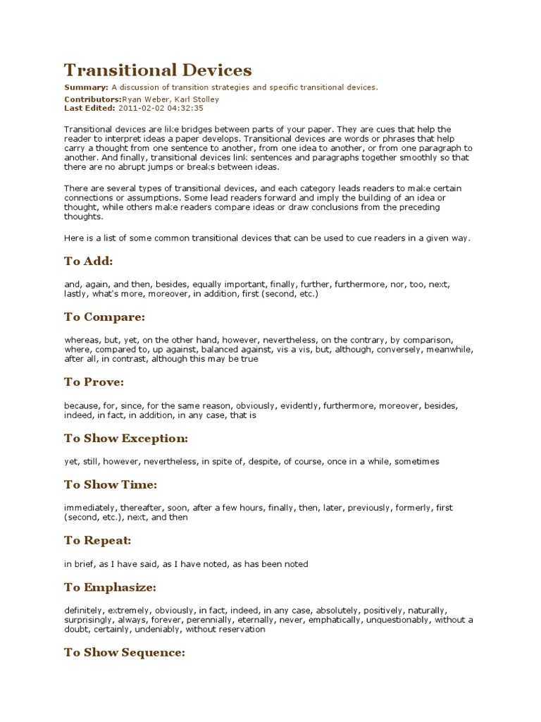 Transitional Devices: To Add | PDF | Recreational Drug Use ...