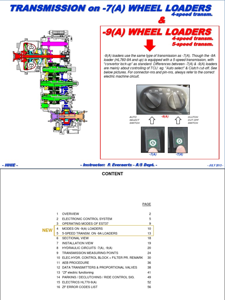Transmission 7 (A) 9 (A) | PDF | Automatic Transmission | Manufactured ...