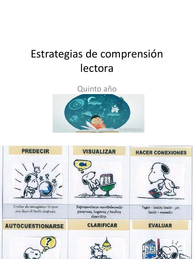 Estrategias Comprension Lectora | PDF