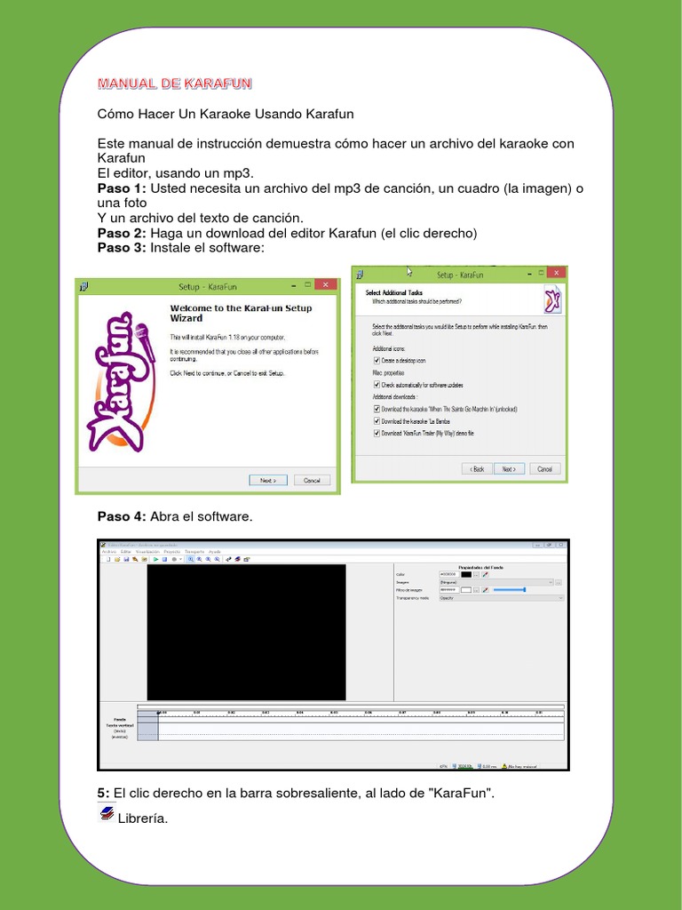 Crear Karaoke con Karafun: Guía Rápida | PDF