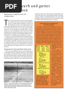 FDOT Curb and Gutter Specifications | PDF | Road Surface | Infrastructure