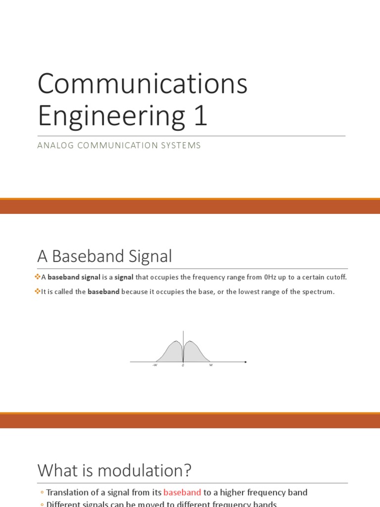 Analog Communication Systems Download Free Pdf Modulation
