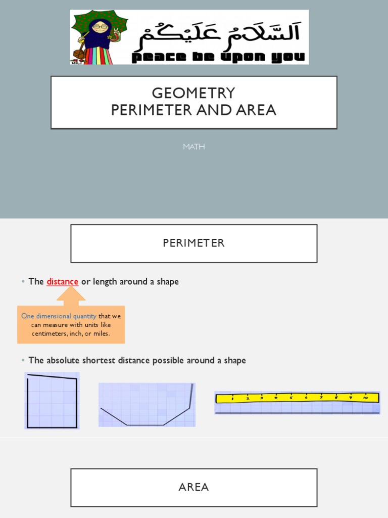 Perimeter and Area | PDF