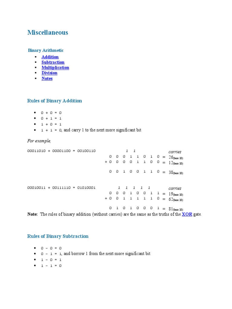 Binary Questions | PDF | Byte | Mathematical Notation