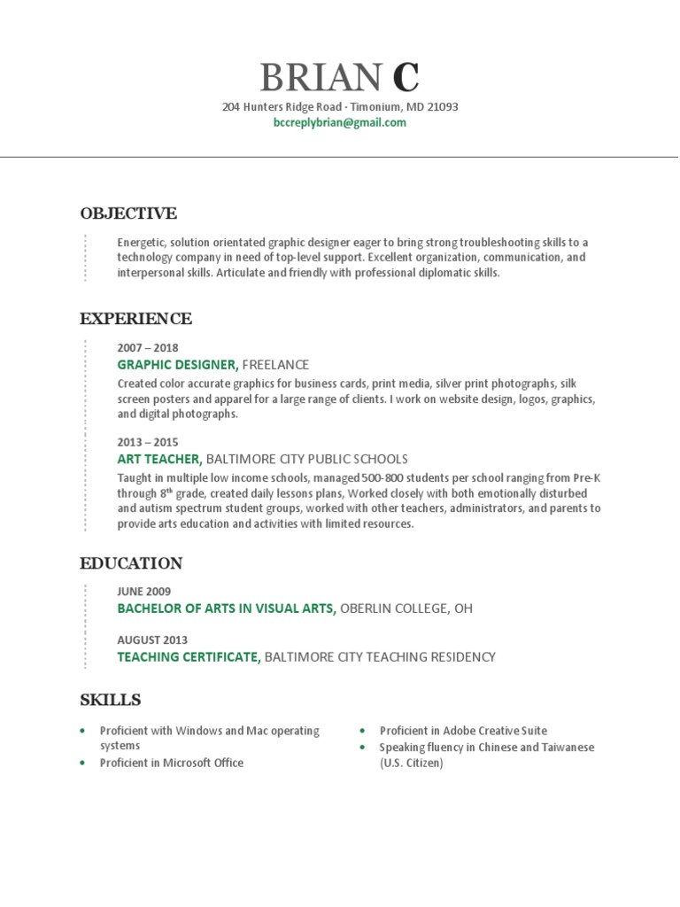Weebly Resume | PDF