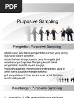 Teknik dan Contoh Purposive Sampling | PDF | Karier & Perkembangan ...
