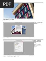 ARCHICAD Beginner Project Guide | PDF | Window | Icon (Computing)