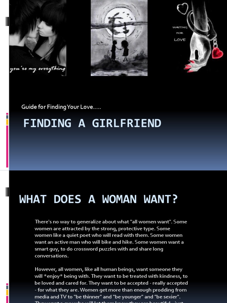 Finding A Girlfriend: Guide For Finding Your Love . | PDF