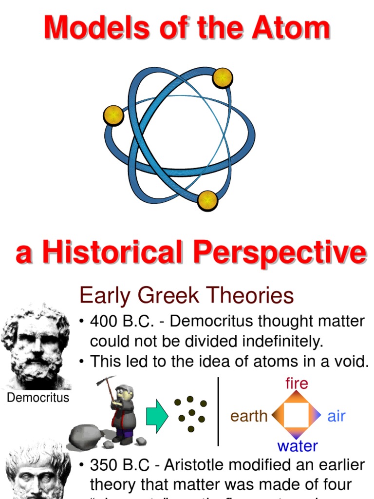 Atomic Models | PDF | Atoms | Isotope