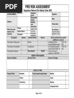 Fire Warden Monthly Checklist | PDF | Firefighting | Fires