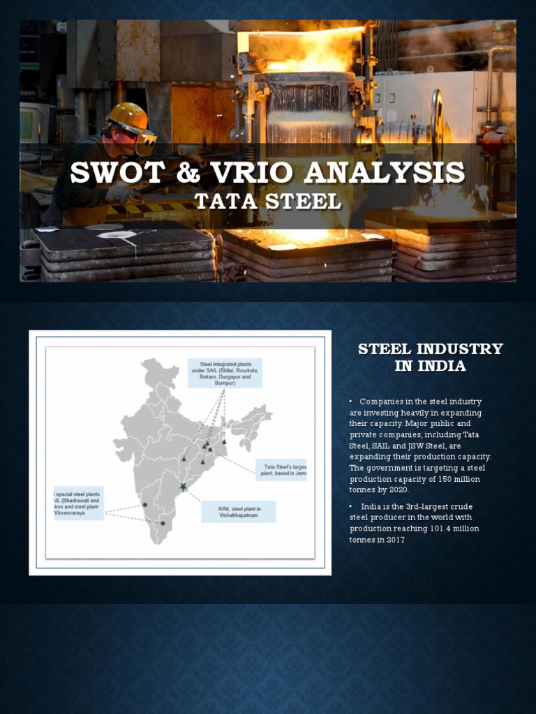 Tata Steel SWOT & VRIO Analysis | PDF | Steel | Supply Chain