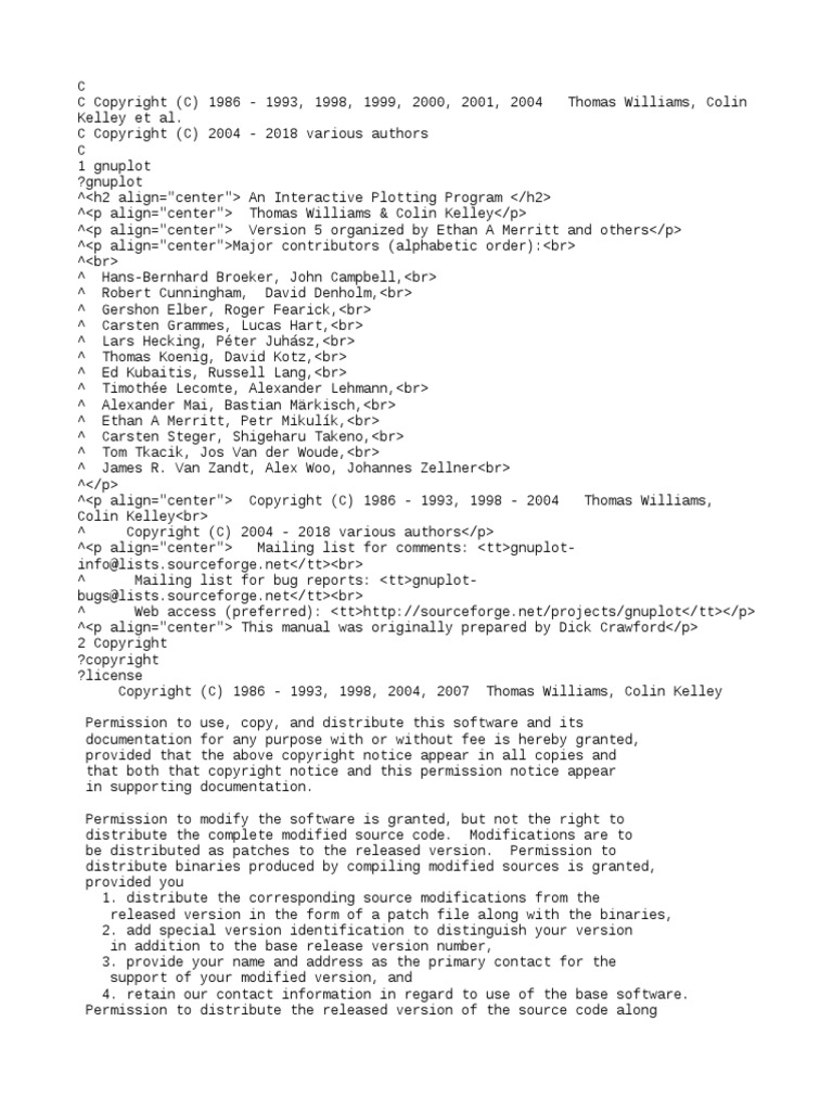 Gnu Plot Pdf Faq Command Line Interface