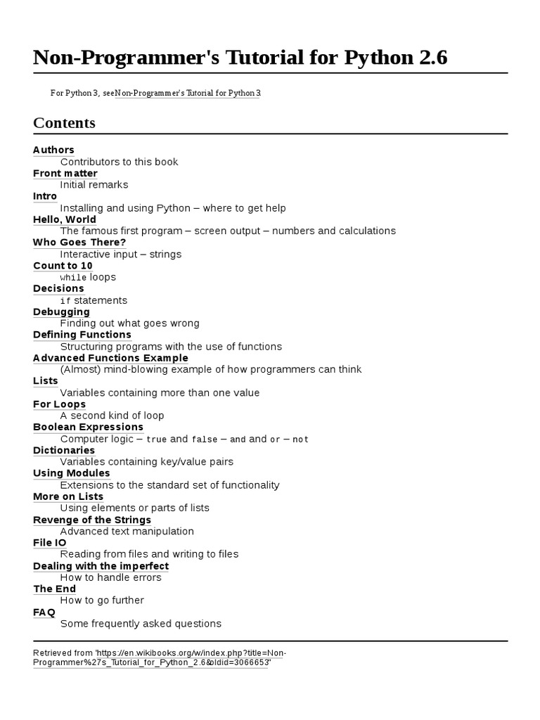 Python 2.6 Beginner's Guide | PDF | Computers