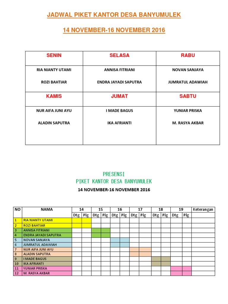 1 JADWAL PIKET KANTOR DESA BANYUMULEK.docx