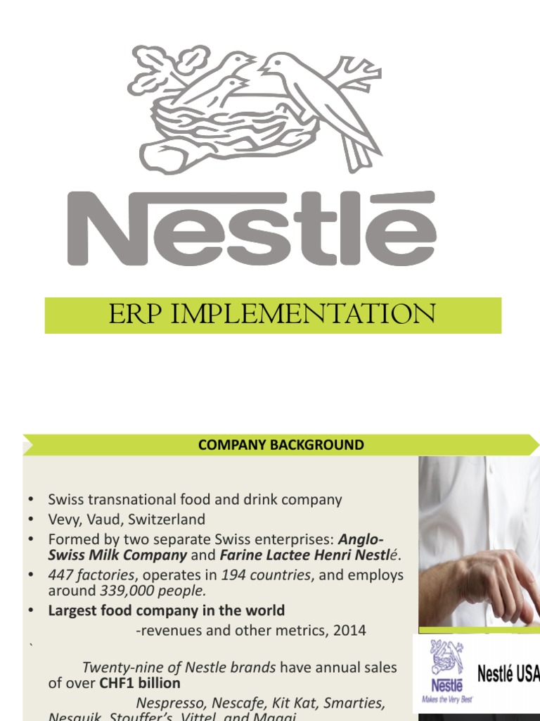 Enterprise Resource Planning - Nestle | PDF | Nestlé | Enterprise ...