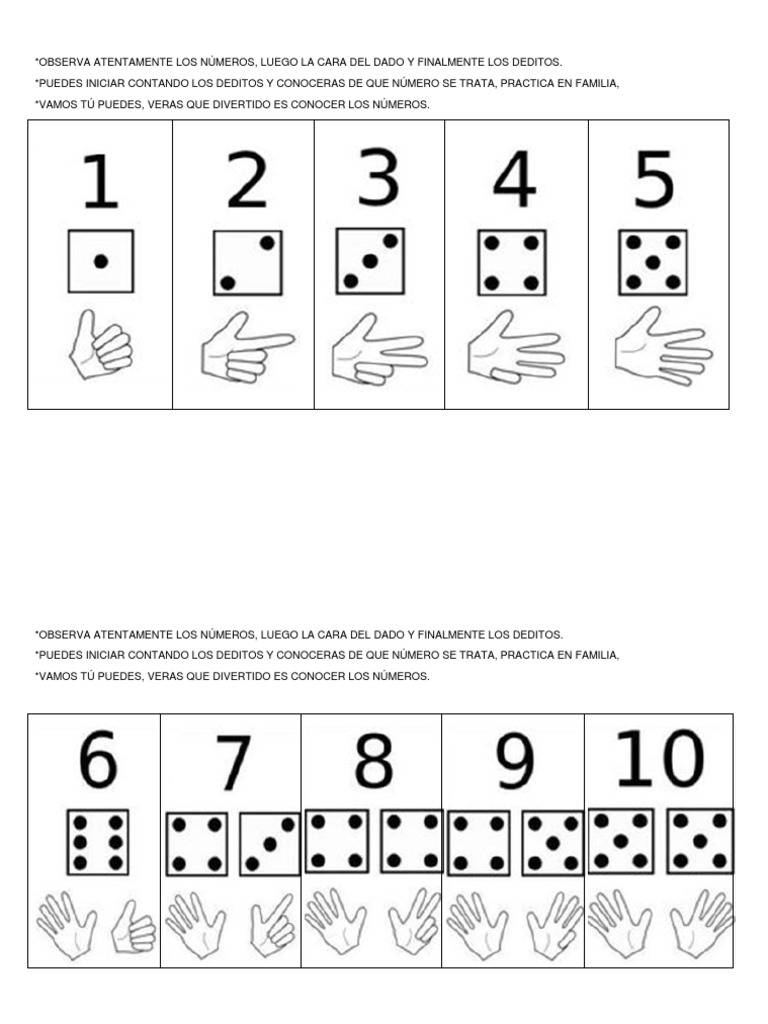Cómo contar los números con los dedos: una guía para aprender a ...