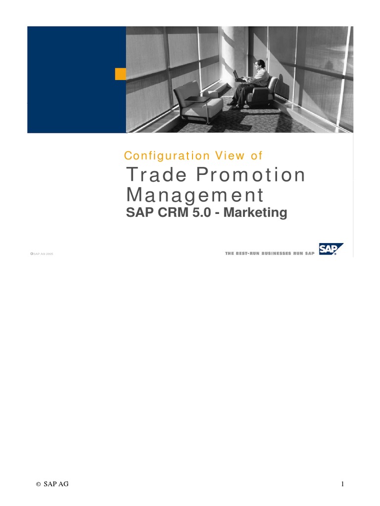 Configuration of Trade Promotion Management PDF | PDF | Customer ...
