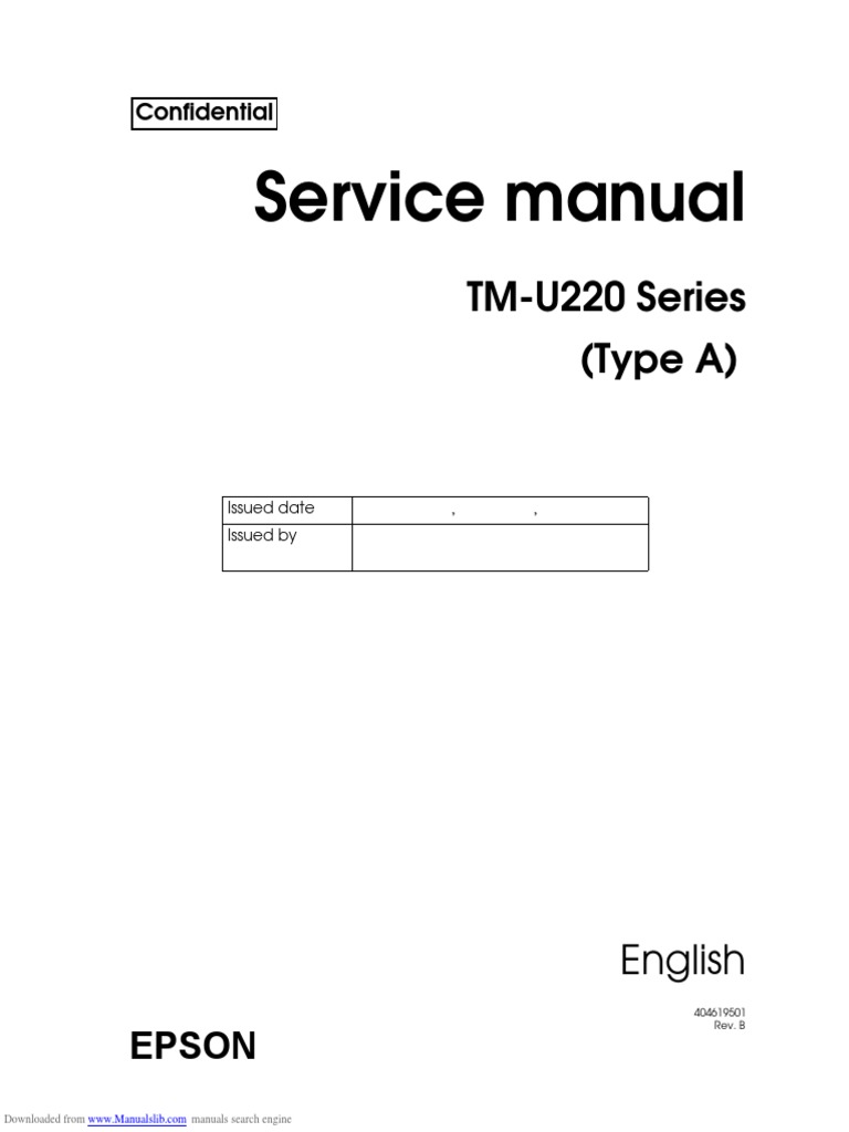 Tmu220 PDF | PDF | Troubleshooting | Printer (Computing)