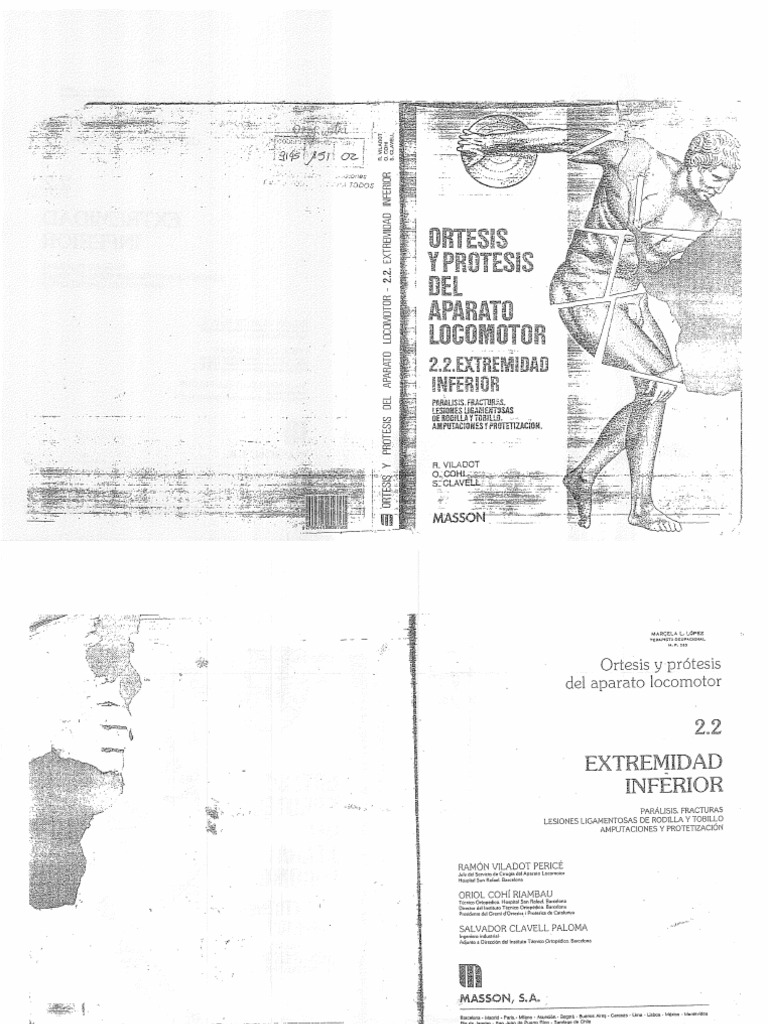 Viladot, R., Ortesis y Prótesis de MMII PDF | PDF