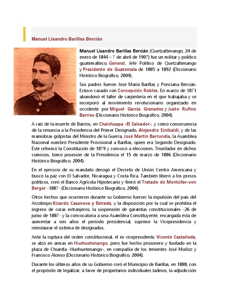 Aportes de Manuel Lisandro Barillas | PDF | Gobierno