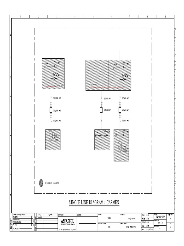 Carmen Copper Substation Drawings 1-5-16 | PDF | Electric Power ...