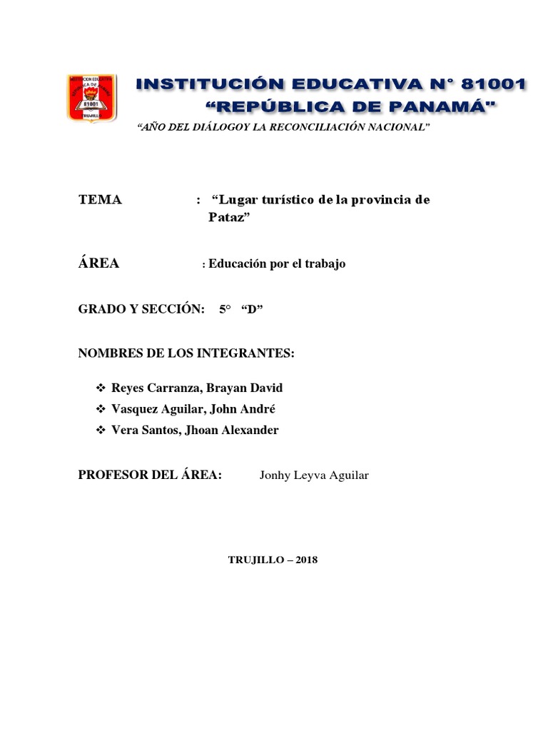 Conozcamos La Provincia de Pataz | PDF