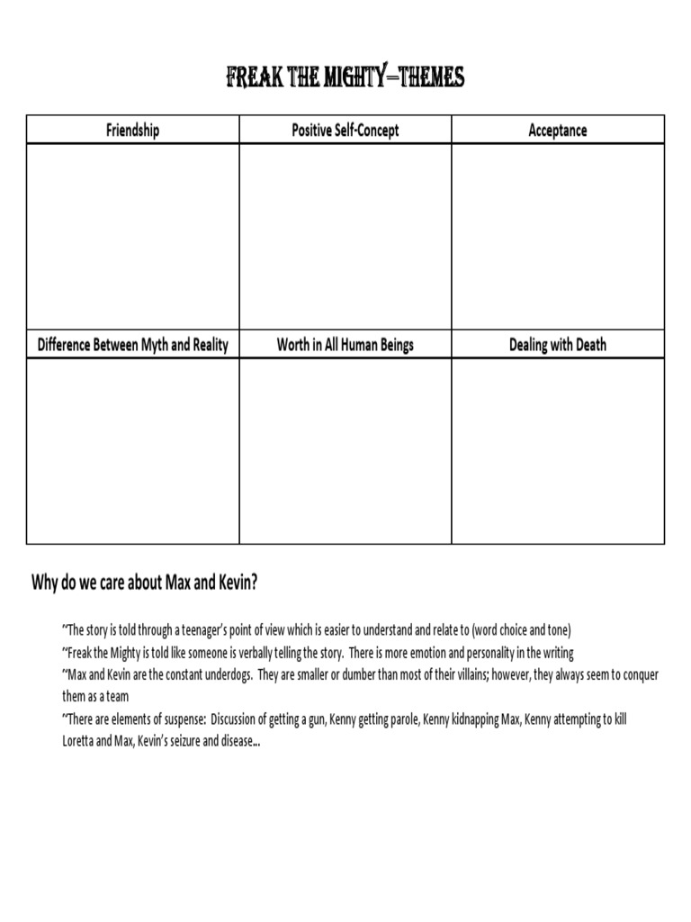 Freak The Mighty Freak The Mighty Freak The Mighty Freak The Mighty ...