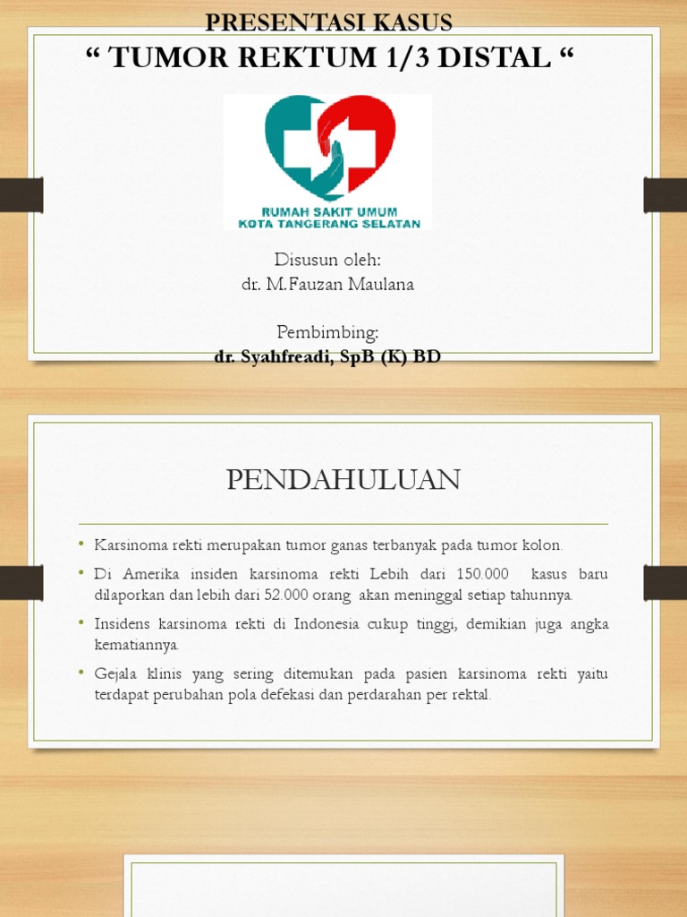 Mini Paper Kanker Rektum | PDF | Sains & Matematika