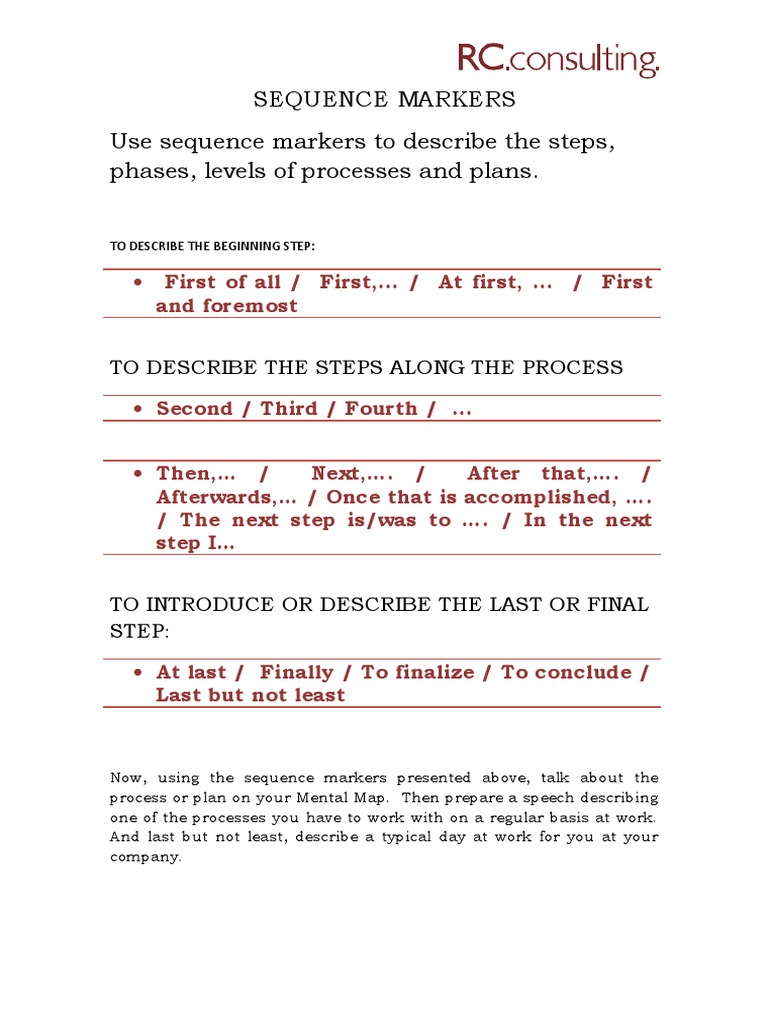 Sequence Markers | PDF