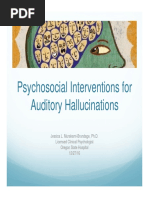 Modified PSYRATS Beliefs & Voice Hearing Rating Scale: Measures | PDF ...