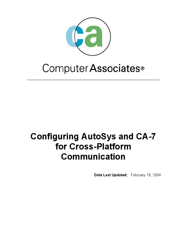 Autosys Config Autosys PDF | PDF | Superuser | Cross Platform