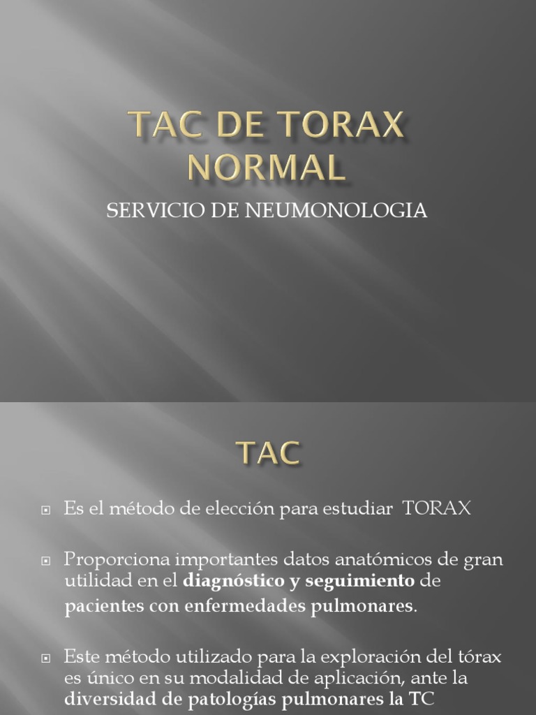 Tac de Torax Normal 17 | PDF | Pulmón | Tórax