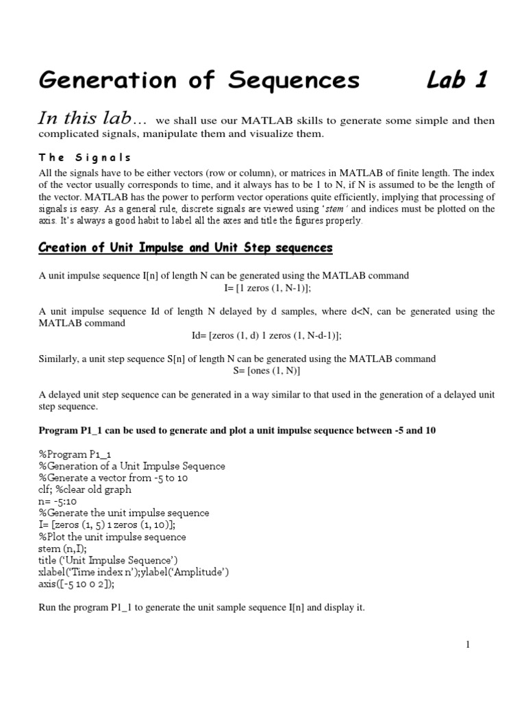 Lab1 DSP | PDF | Exponential Function | Phase (Waves)