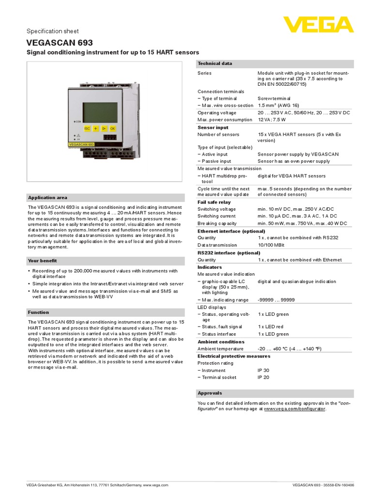 en Vegascan 693 | PDF | Power Supply | Electric Power Transmission