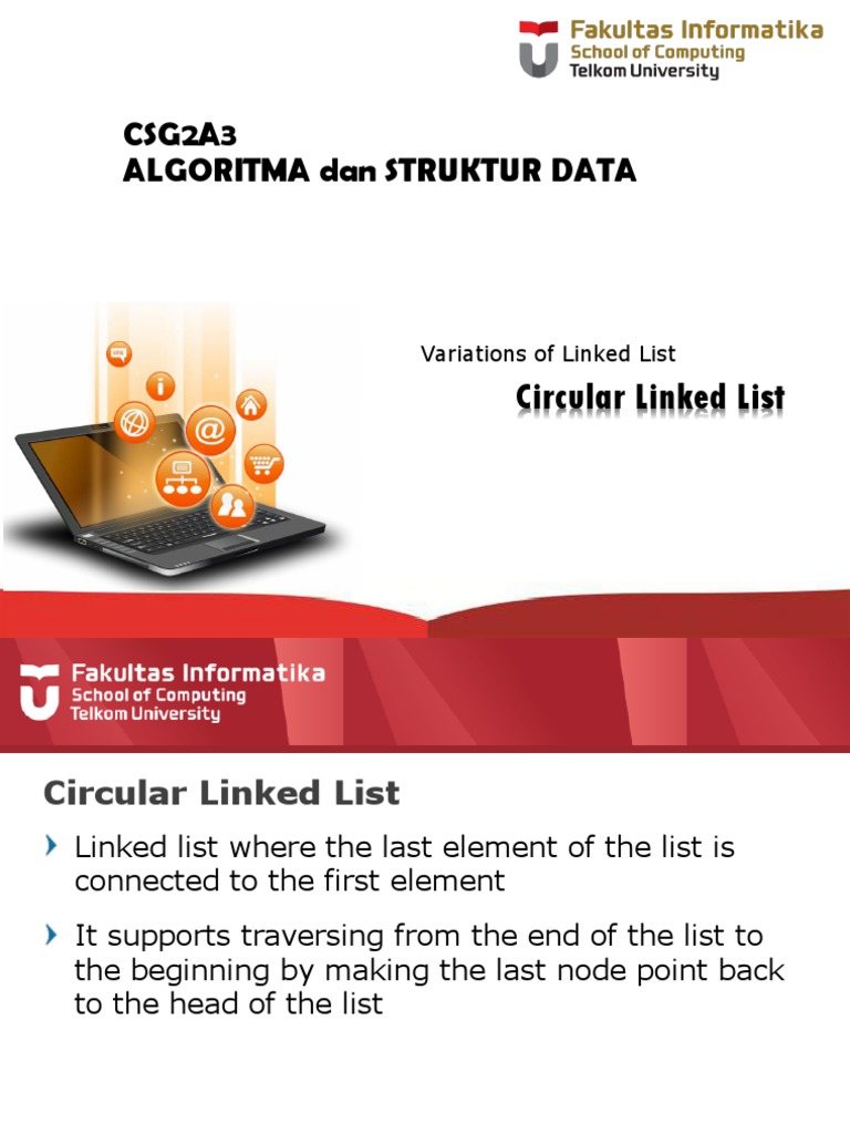 06 - Linked List Variation - Circular Linked List | PDF | Mathematical ...
