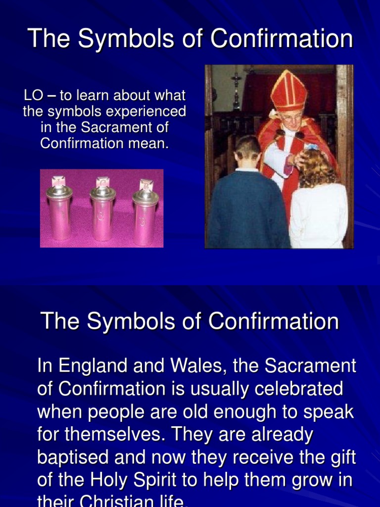 Signs and Symbols Lesson 6 The Symbols of Confirmation | PDF | Self ...