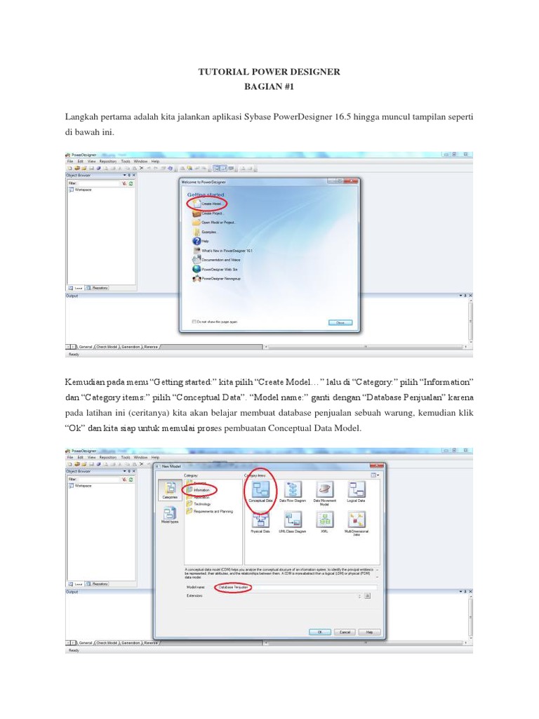 MENGENAL LOGICAL DATA MODEL DENGAN POWER DESIGNER | PDF