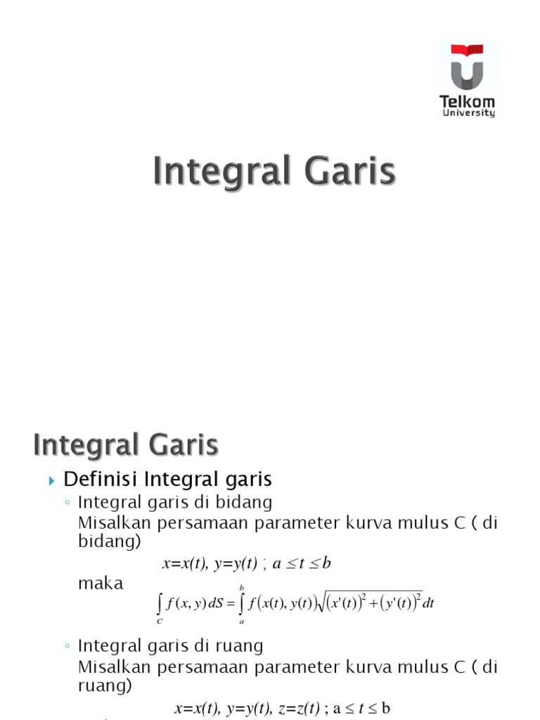 Integral Garis | PDF