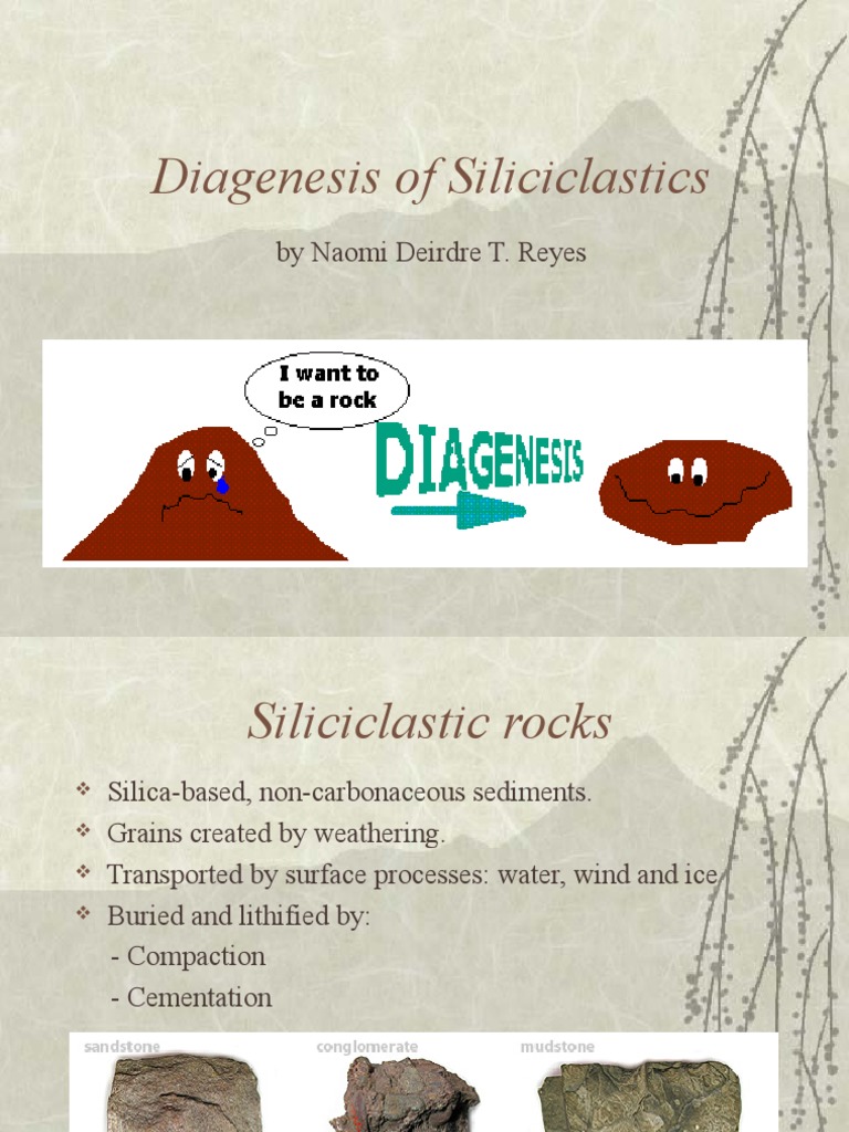 Siliciclastic Diagenesis.ppt | Sedimentary Rock | Porosity